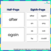 Dolch 3rd Grade Sight Word Flashcards - 3 Sizes Included!