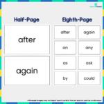 Dolch 3rd Grade Sight Word Flashcards - 3 Sizes Included!