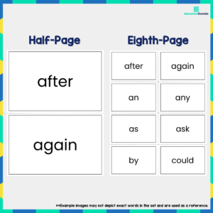 Dolch 3rd Grade Sight Word Flashcards - 3 Sizes Included!