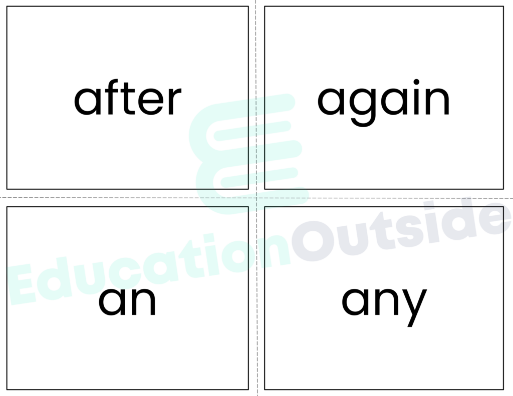 Dolch 3rd Grade Sight Word Flashcards - 3 Sizes Included!
