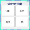 Dolch Pre-Primer & Primer Sight Word Flashcard Packet - 3 Sizes Included!