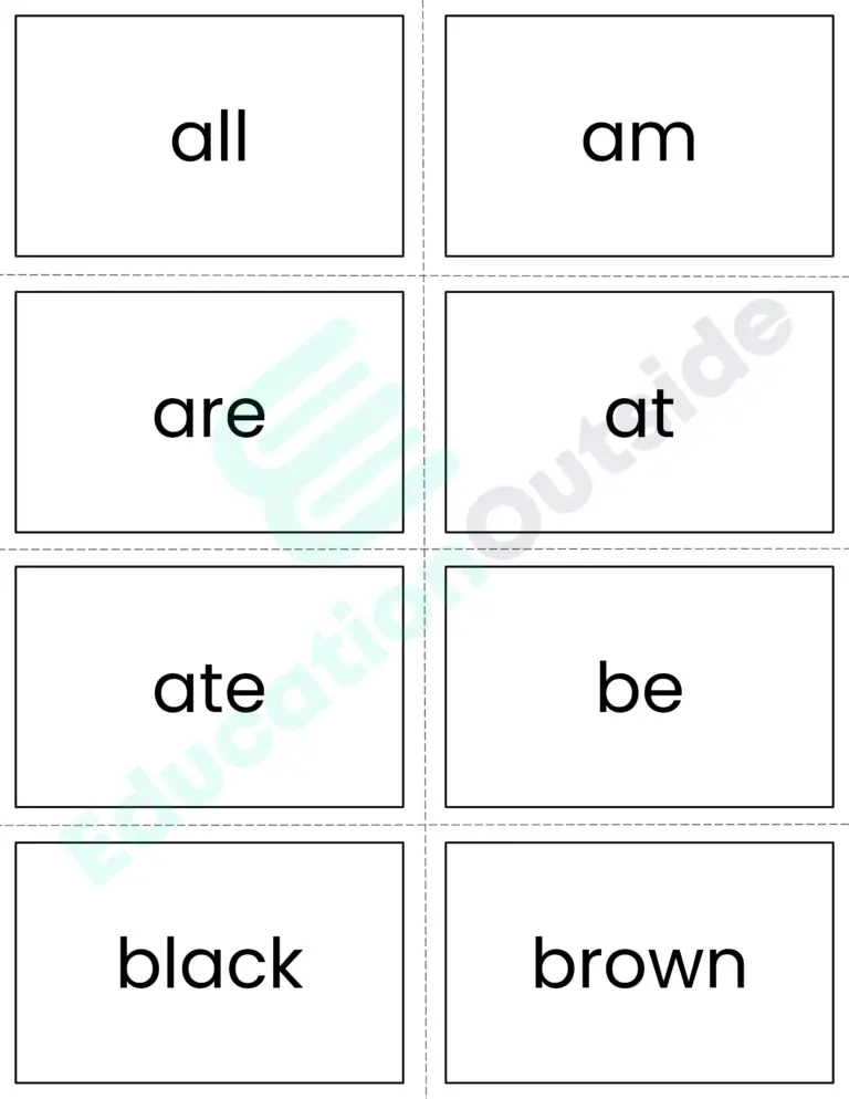 Dolch Pre-Primer & Primer Sight Word Flashcard Packet - 3 Sizes Included!