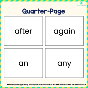 Dolch Primer Sight Word Flashcards - 3 Sizes Included!