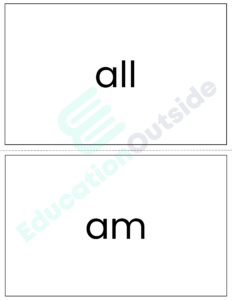 Dolch Primer Sight Word Flashcards - 3 Sizes Included!