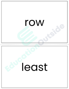 Fry's Eighth 100 Sight Words Flashcards (701-800) - 3 Sizes Included!
