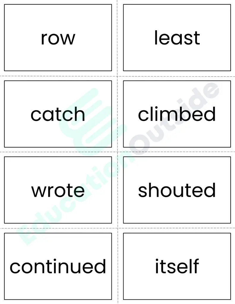 Fry's Eighth 100 Sight Words Flashcards (701-800) - 3 Sizes Included!