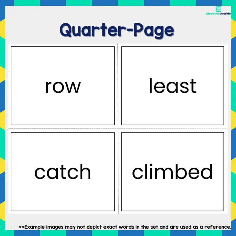 Fry's Fifth 100 Sight Words Flashcards (401-500) - 3 Sizes Included!