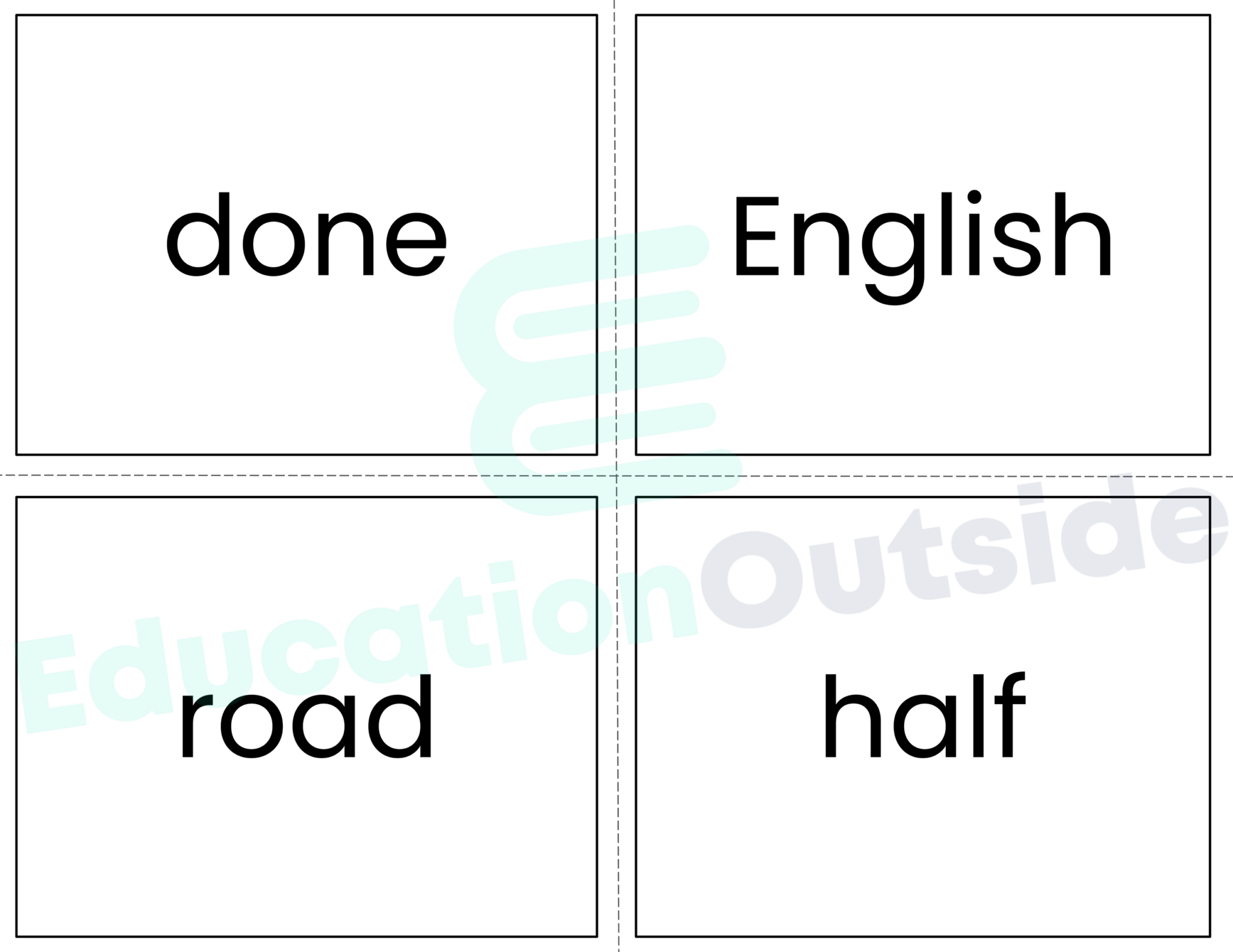 Fry's Fifth 100 Sight Words Flashcards (401-500) - 3 Sizes Included!