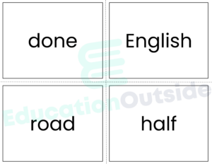 Fry's Fifth 100 Sight Words Flashcards (401-500) - 3 Sizes Included!