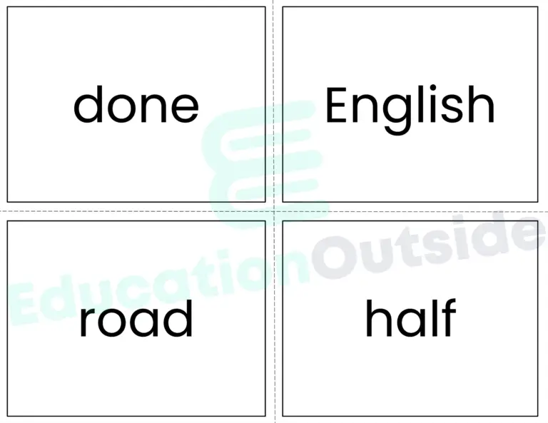 Fry's Fifth 100 Sight Words Flashcards (401-500) - 3 Sizes Included!