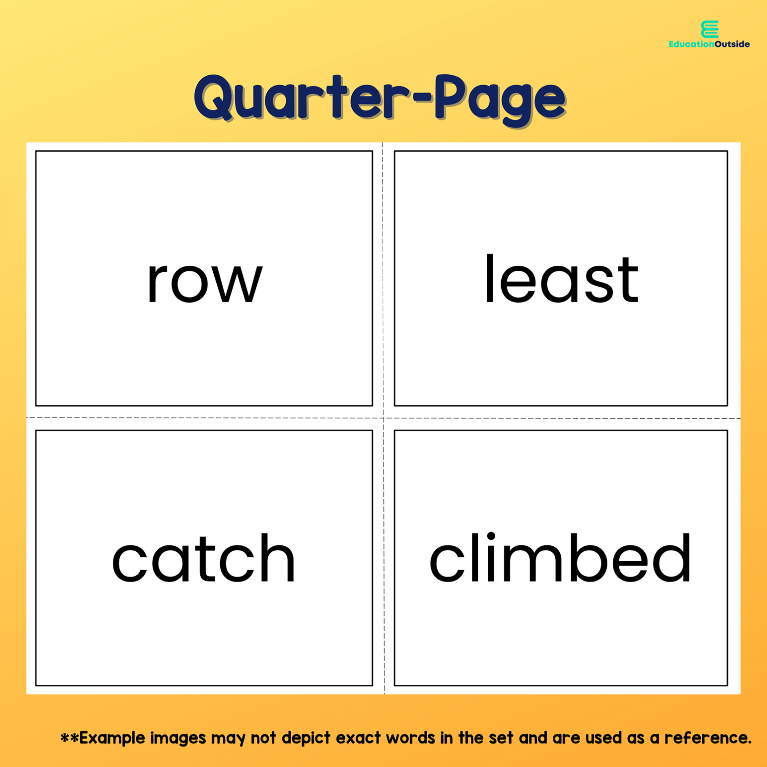 Fry's First 100 Sight Words Flashcards (1-100) - 3 Sizes Included!