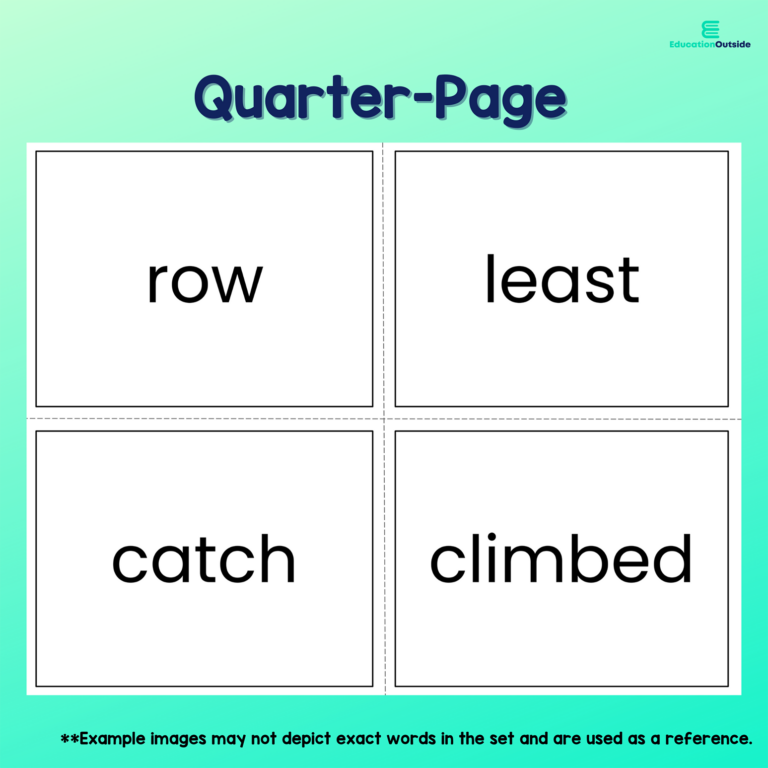 Fry's Fourth 100 Sight Words Flashcards (301-400) - 3 Sizes Included!