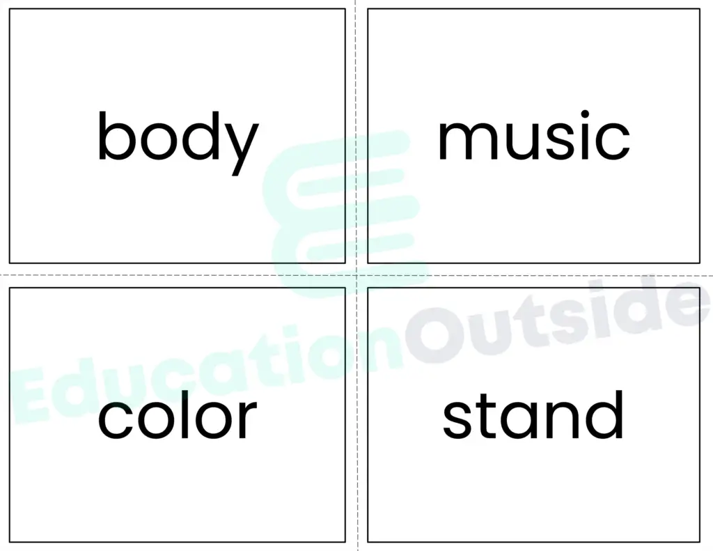 Fry's Fourth 100 Sight Words Flashcards (301-400) - 3 Sizes Included!