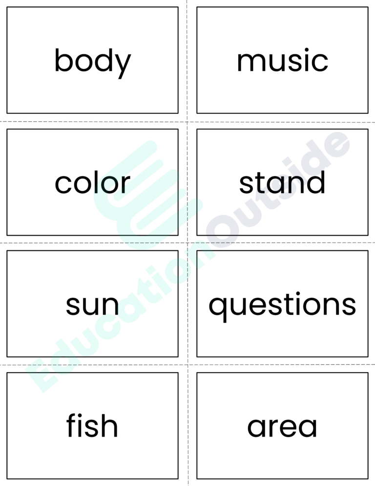 Fry's Fourth 100 Sight Words Flashcards (301-400) - 3 Sizes Included!