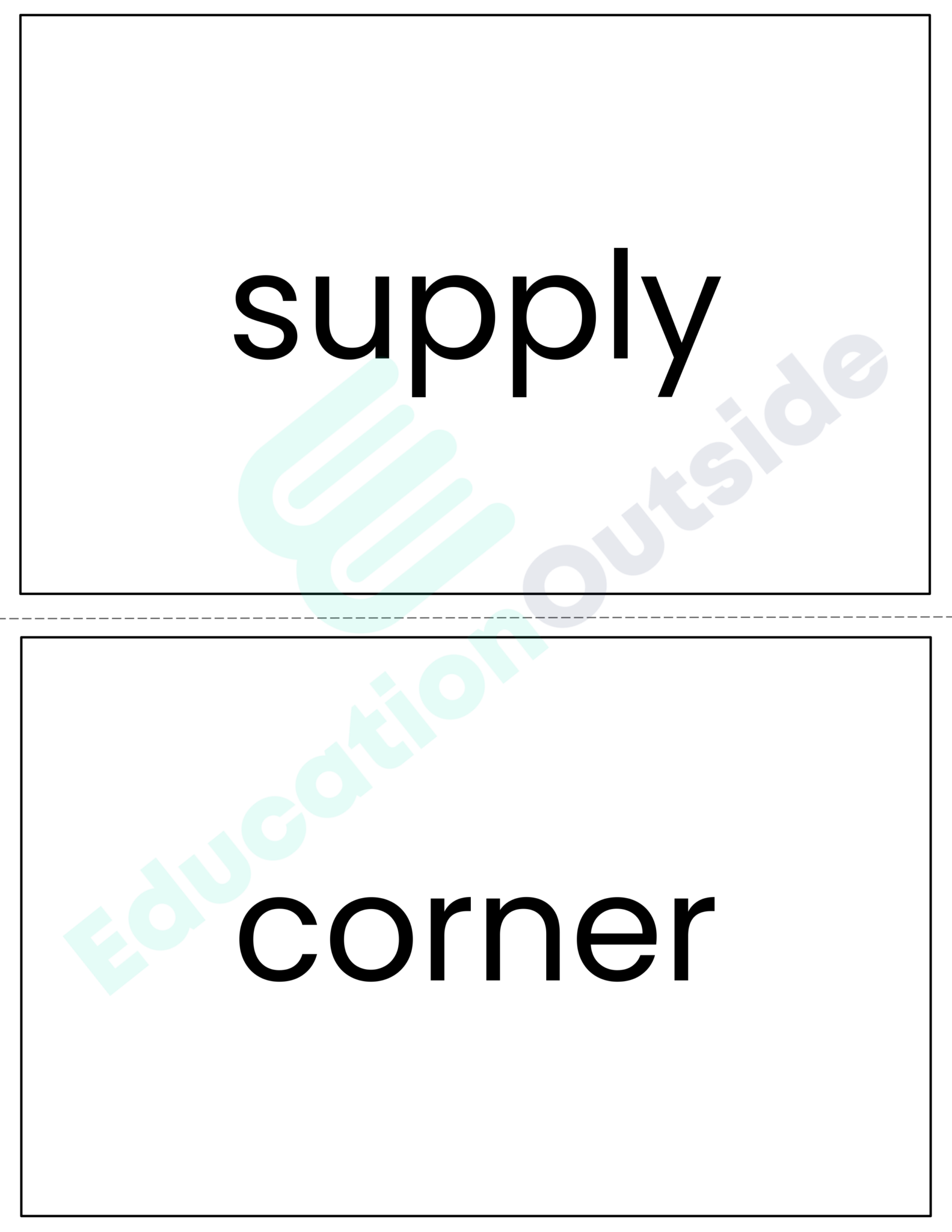 Fry's Ninth 100 Sight Words Flashcards (801-900) - 3 Sizes Included!
