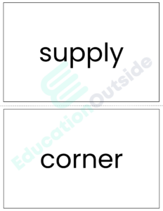 Fry's Ninth 100 Sight Words Flashcards (801-900) - 3 Sizes Included!