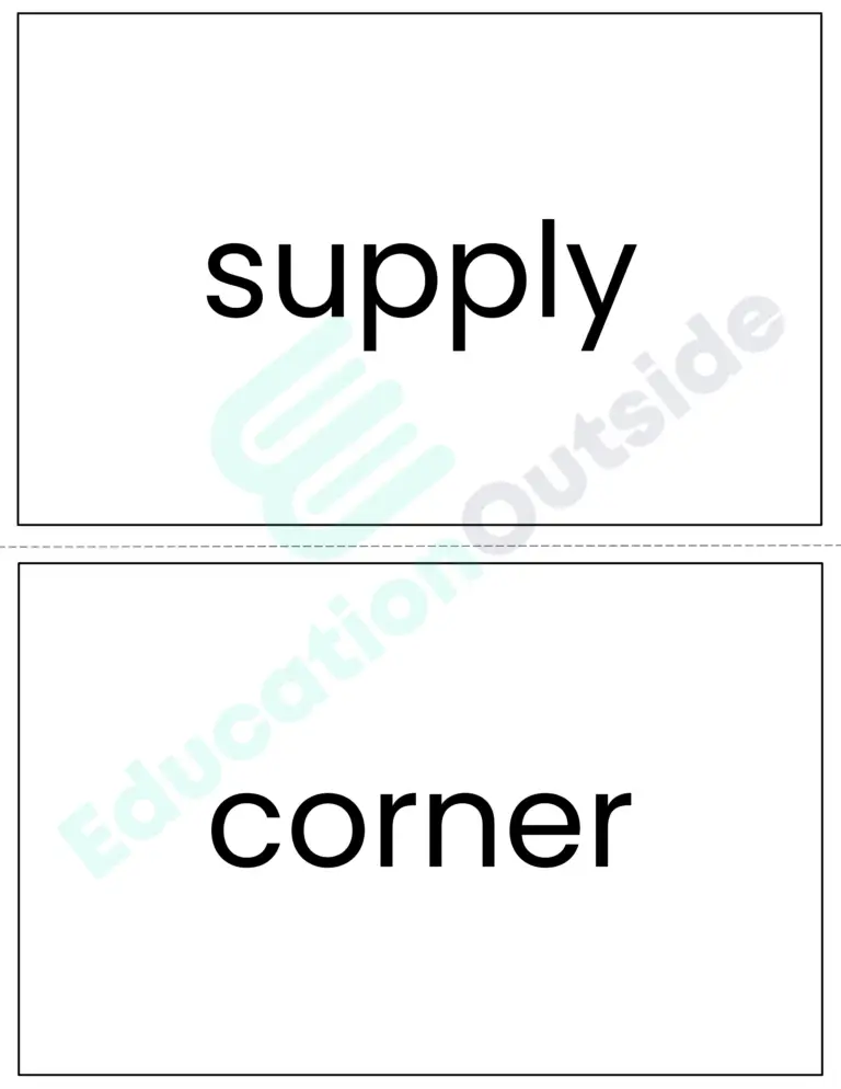 Fry's Ninth 100 Sight Words Flashcards (801-900) - 3 Sizes Included!