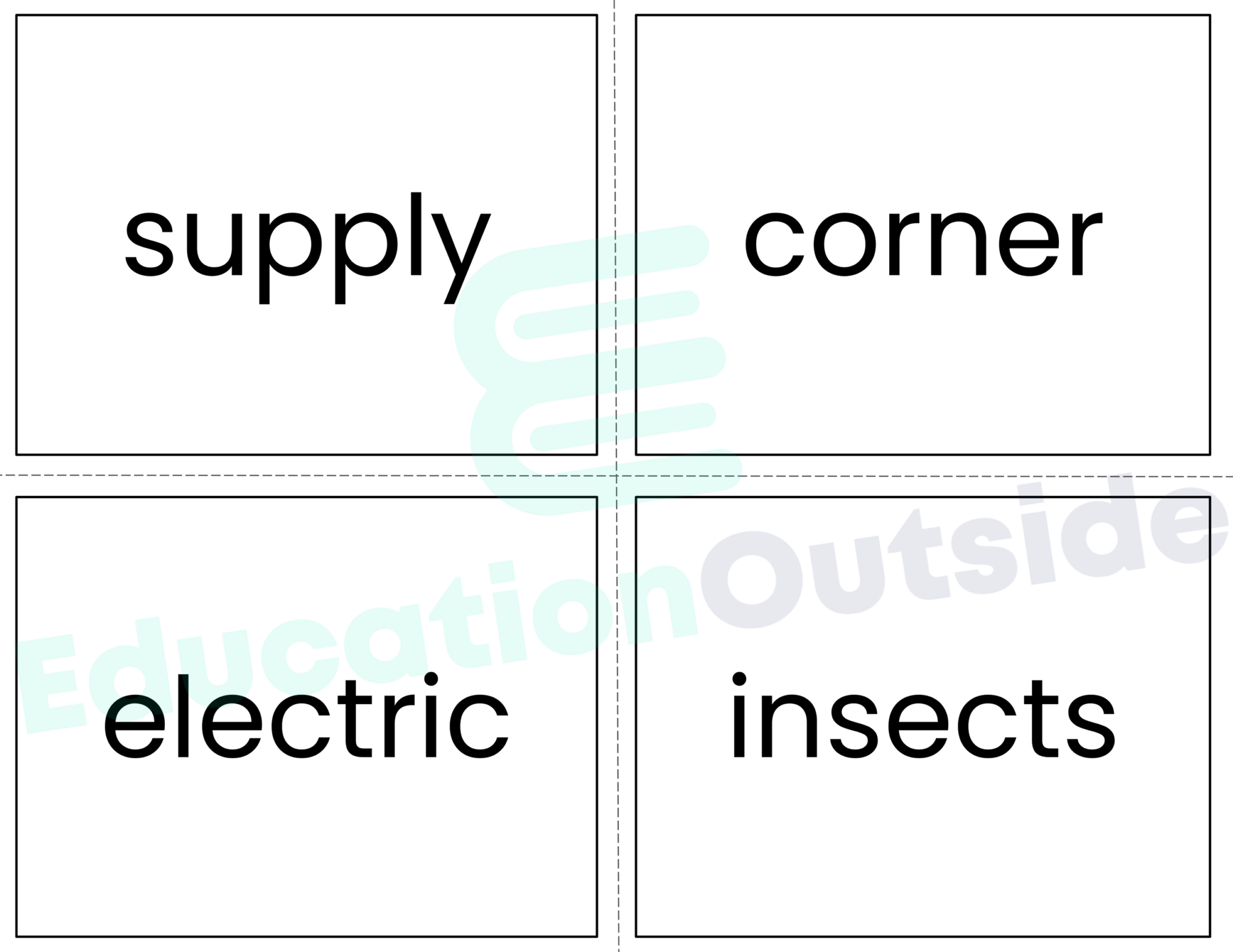 Fry's Ninth 100 Sight Words Flashcards (801-900) - 3 Sizes Included!