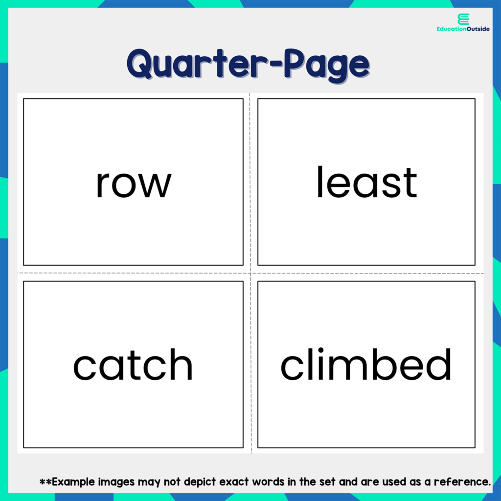 Fry's Second 100 Sight Words Flashcards (101-200) - 3 Sizes Included!