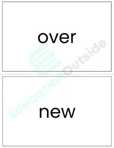 Fry's Second 100 Sight Words Flashcards (101-200) - 3 Sizes Included!