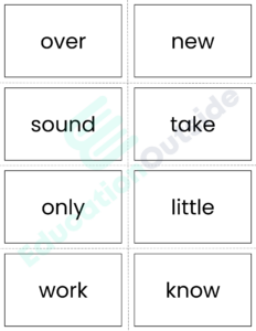 Fry's Second 100 Sight Words Flashcards (101-200) - 3 Sizes Included!