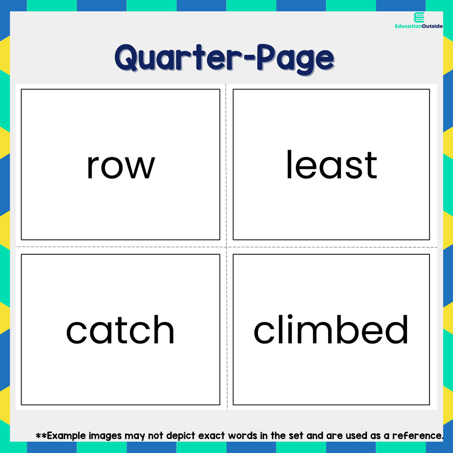 Fry's Seventh 100 Sight Words Flashcards (601-700) - 3 Sizes Included!