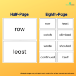 Fry's Sixth 100 Sight Words Flashcards (501-600) - 3 Sizes Included!