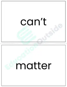 Fry's Sixth 100 Sight Words Flashcards (501-600) - 3 Sizes Included!