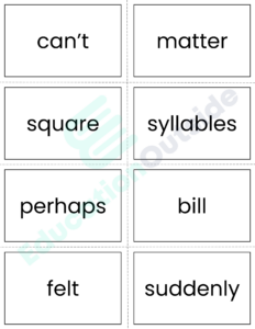 Fry's Sixth 100 Sight Words Flashcards (501-600) - 3 Sizes Included!