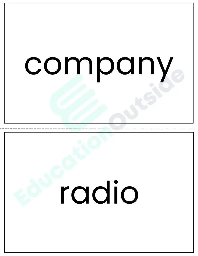 Fry's Tenth 100 Sight Words Flashcards (901-1000) - 3 Sizes Included!