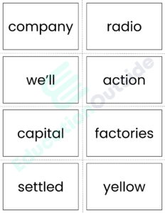 Fry's Tenth 100 Sight Words Flashcards (901-1000) - 3 Sizes Included!