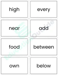 Fry's Third 100 Sight Words Flashcards (201-300) - 3 Sizes Included!