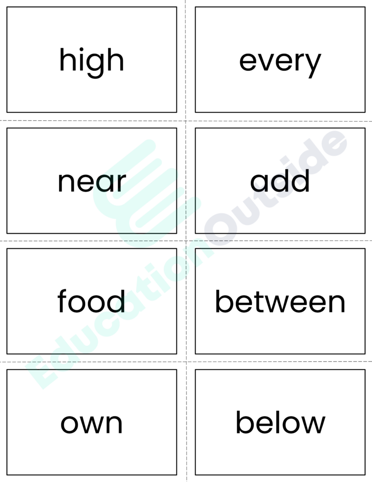 Fry's Third 100 Sight Words Flashcards (201-300) - 3 Sizes Included!