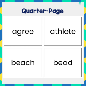 Long Vowel Flashcard Packet (a, e, i, o, u) - 3 Sizes Included!