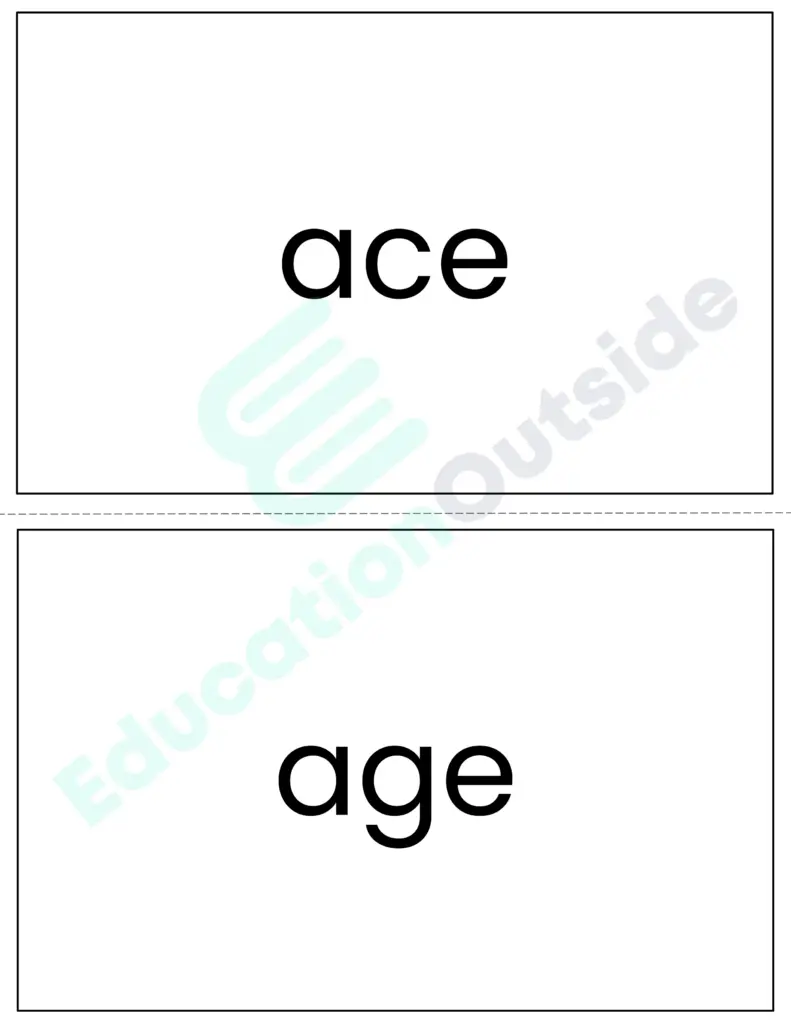 Long Vowel Flashcard Packet (a, e, i, o, u) - 3 Sizes Included!