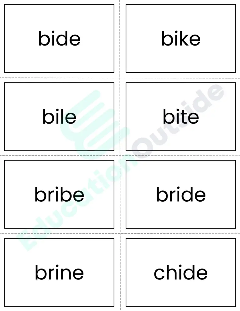 Long Vowel Flashcard Packet (a, e, i, o, u) - 3 Sizes Included!