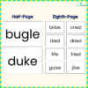 Long Vowel / Silent e Flashcards - 3 Sizes Included - No Prep!