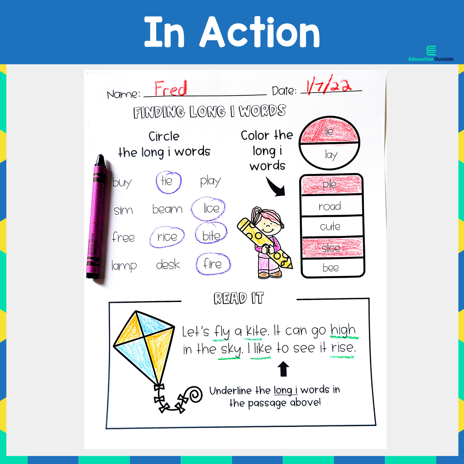 Long Vowel Worksheets Packet - 50 Worksheets Included!