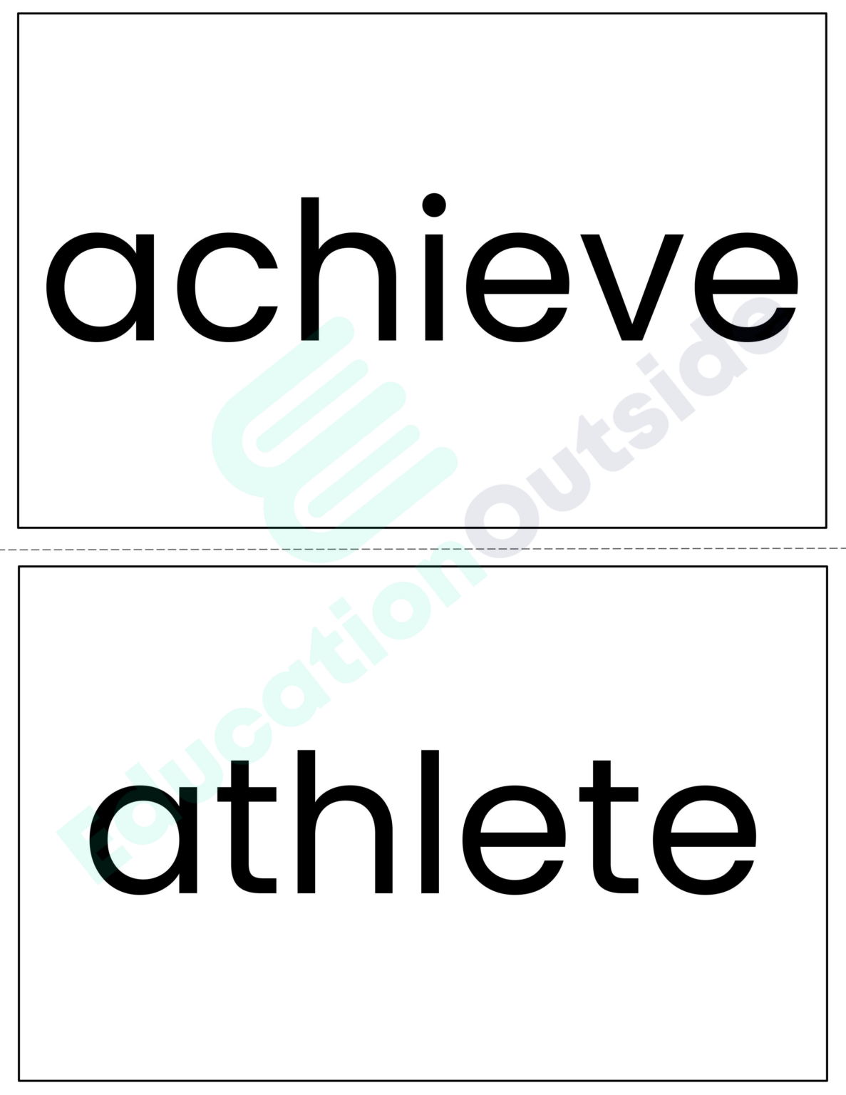 Long e / Silent e Flashcards - 3 Sizes Included - No Prep!