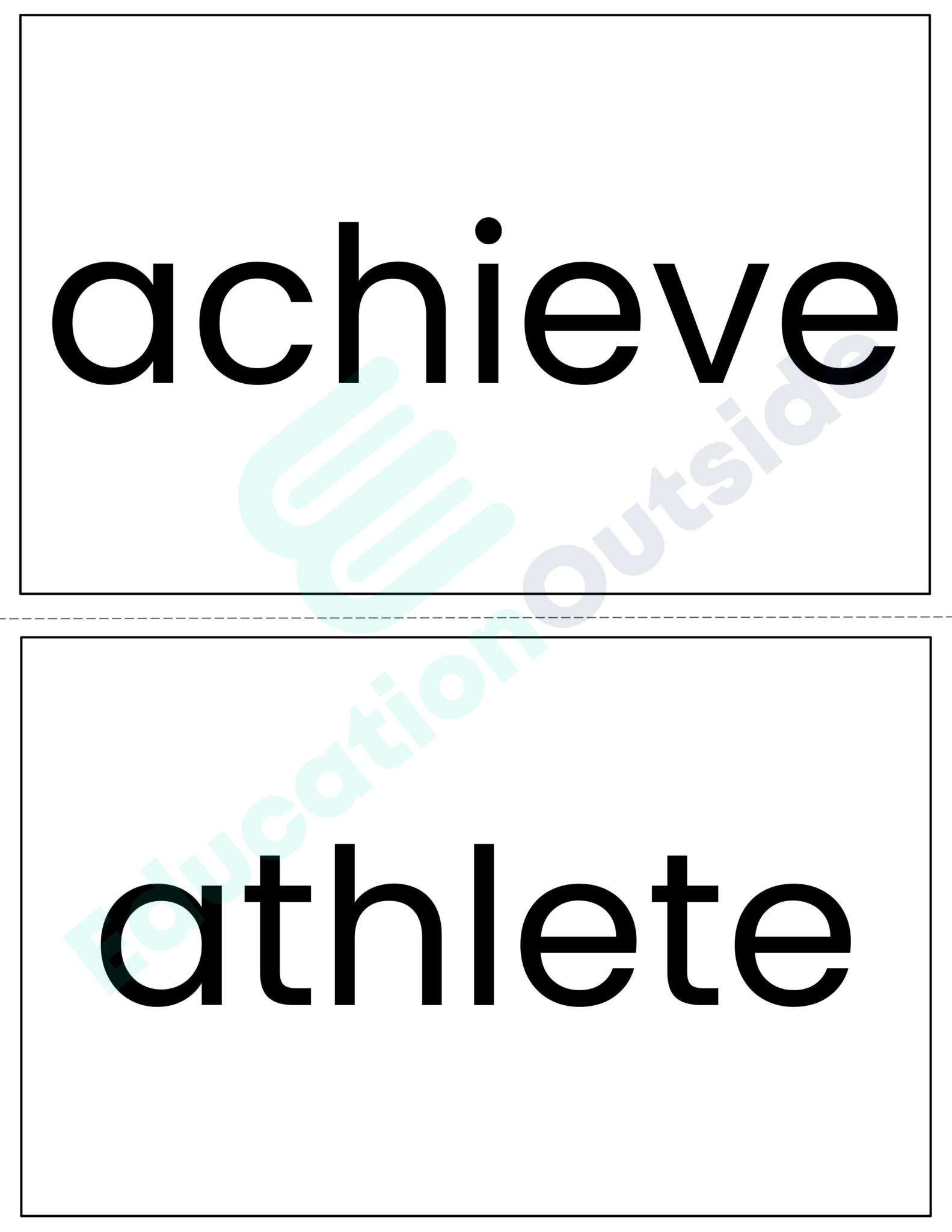 Long e / Silent e Flashcards - 3 Sizes Included - No Prep!