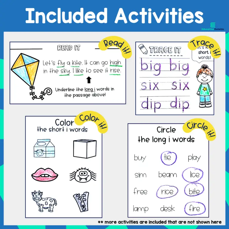 Long & Short Vowel MEGA Packet - 100 Worksheets Included!