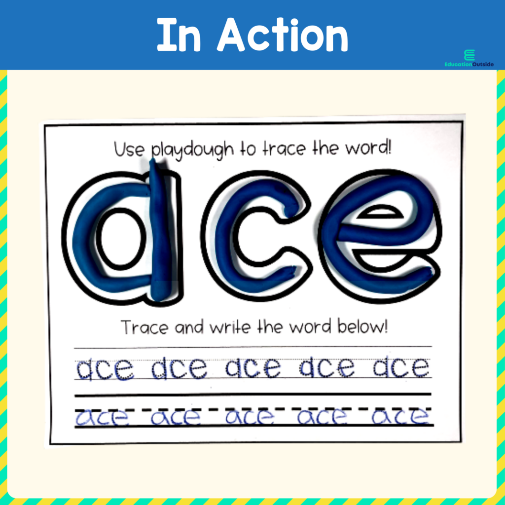 Long a Play-Doh Mats - 185 Worksheets Included!