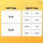 Long i Word Family Flashcards (-ice, -ide, -ive, -ime, -ite, -ike, -ile ...