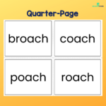 Long o Vowel Teams Flashcards - 3 Sizes Included - No Prep!