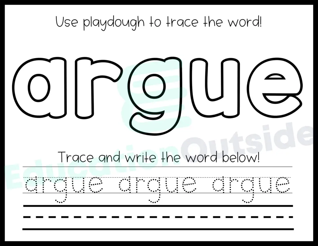 Long u Play-Doh Mats - 66 Worksheets Included!