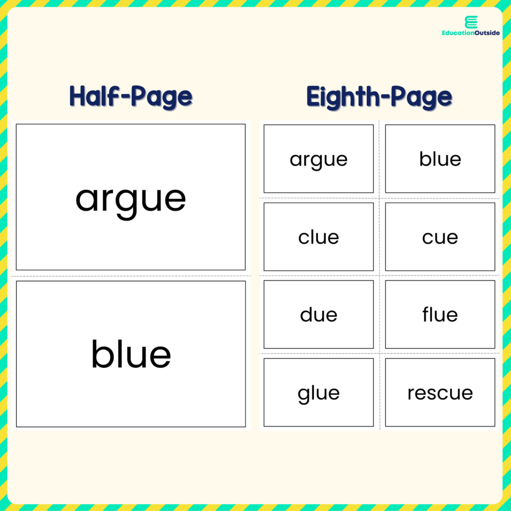 Long u Word Family Flashcards (-une, -ute, -ue, -ube, -ew, u-) - 3 ...