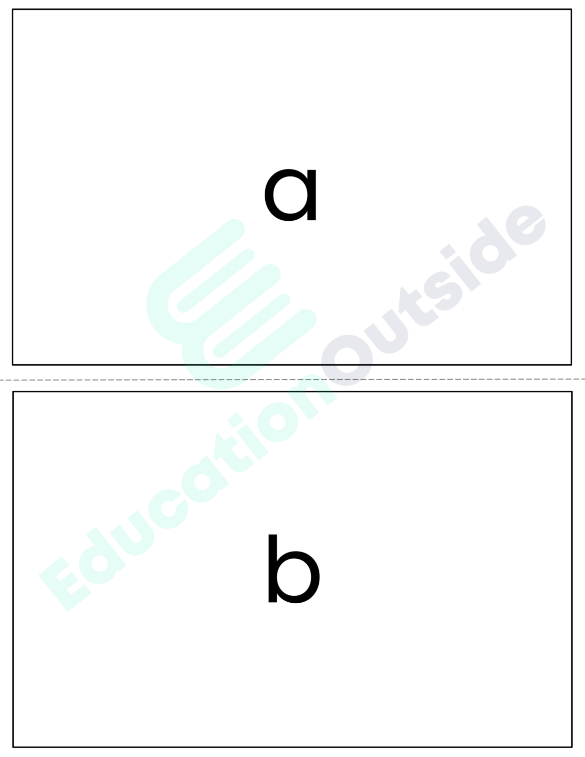 Lowercase Flashcards - 3 Sizes Included!