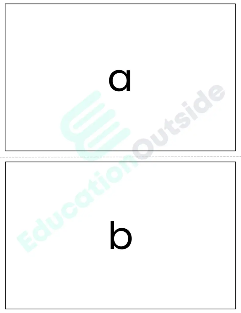 Lowercase Flashcards - 3 Sizes Included!