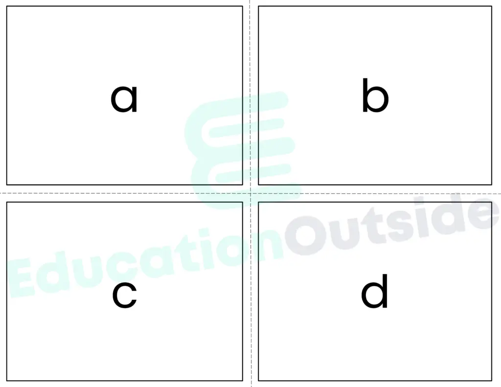 Lowercase Flashcards - 3 Sizes Included!