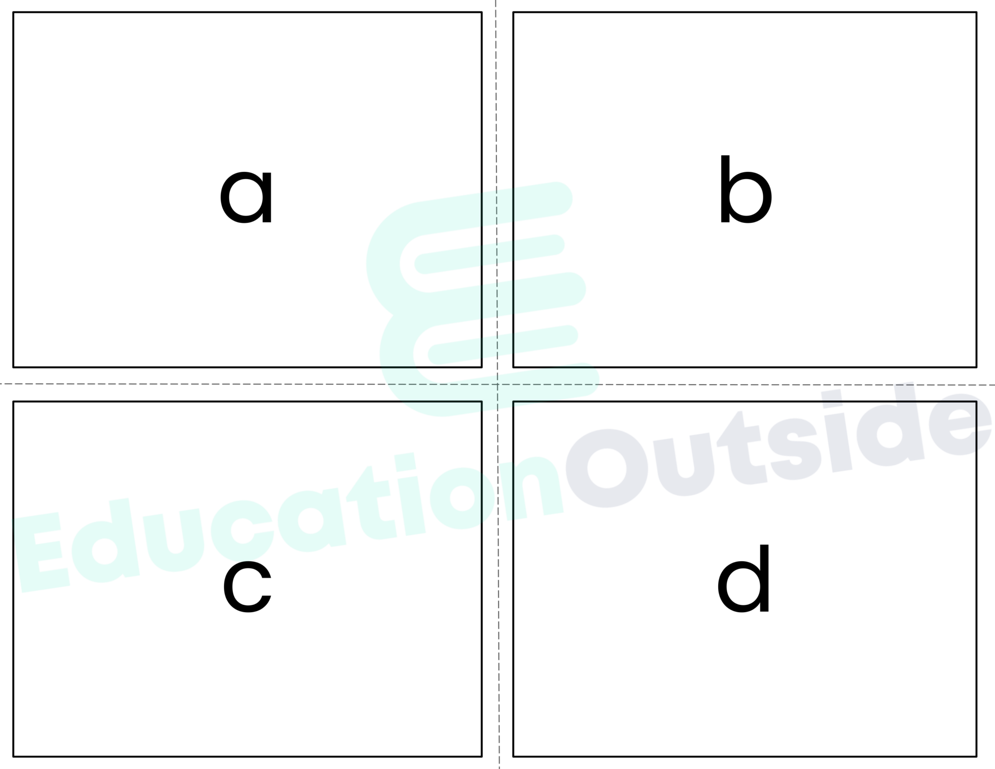 Lowercase Flashcards - 3 Sizes Included!